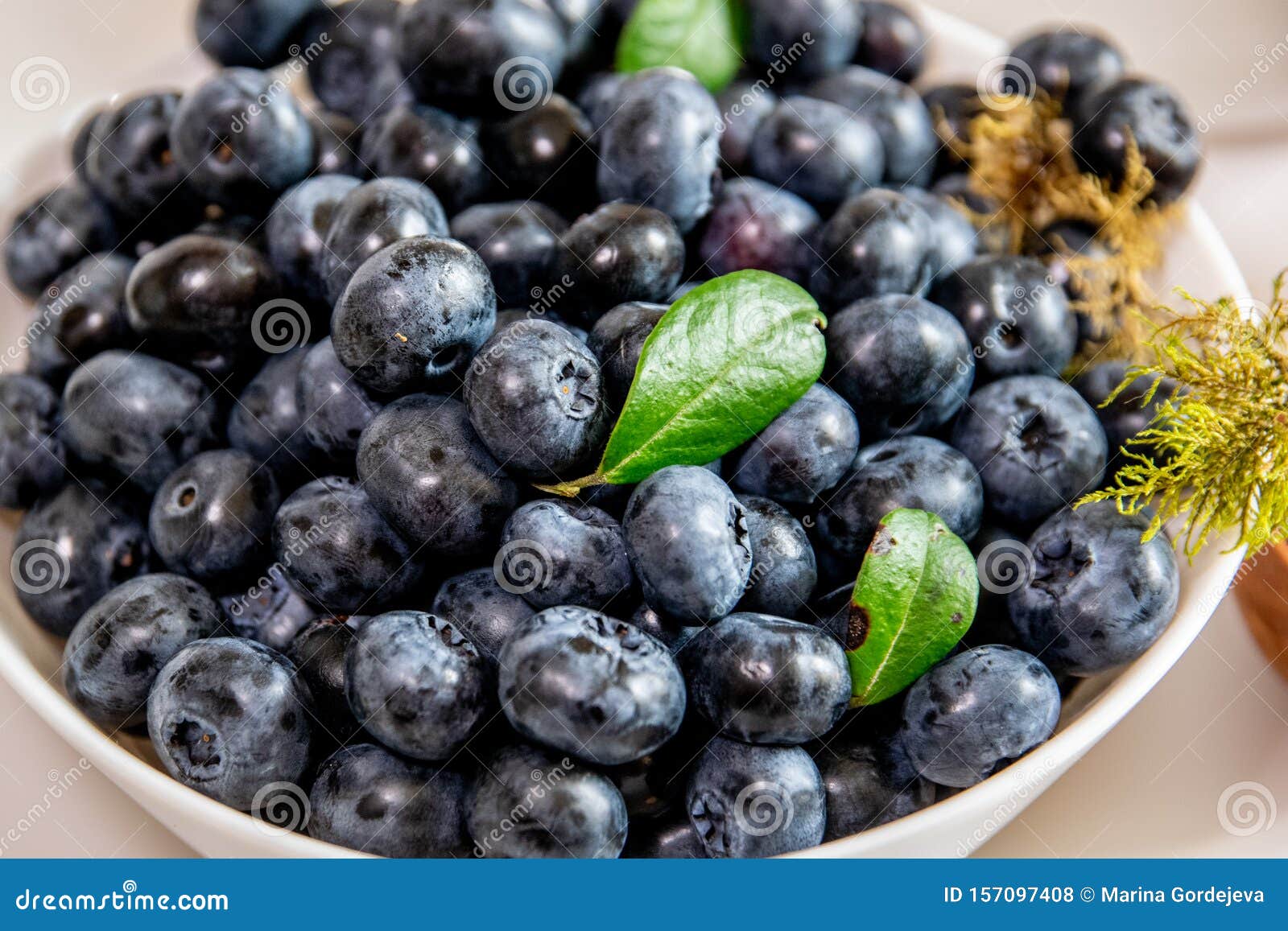 Blueberry in the Bowl in the Kitchen Stock Photo - Image of jelly, bowl ...