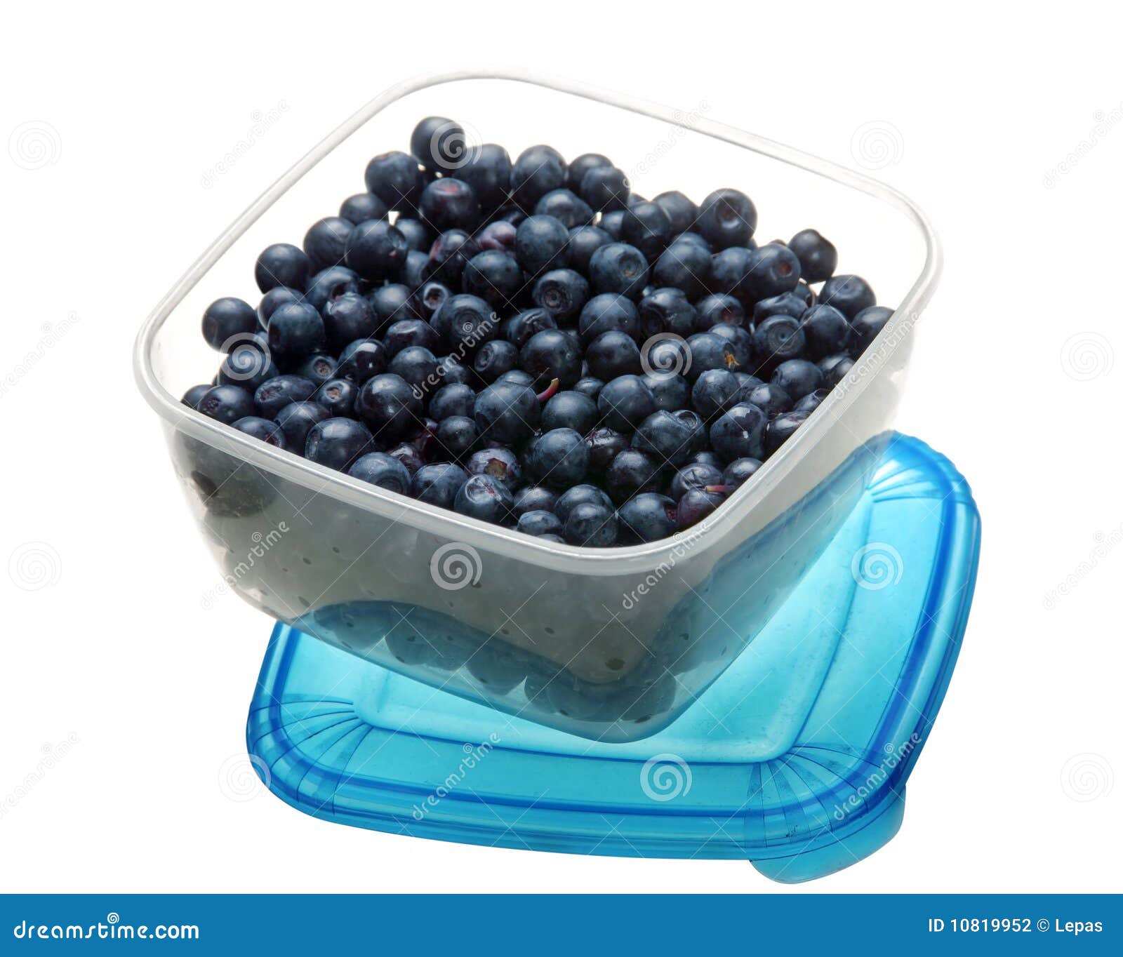 Blueberry in box stock photo. Image of organic, blueberry - 10819952