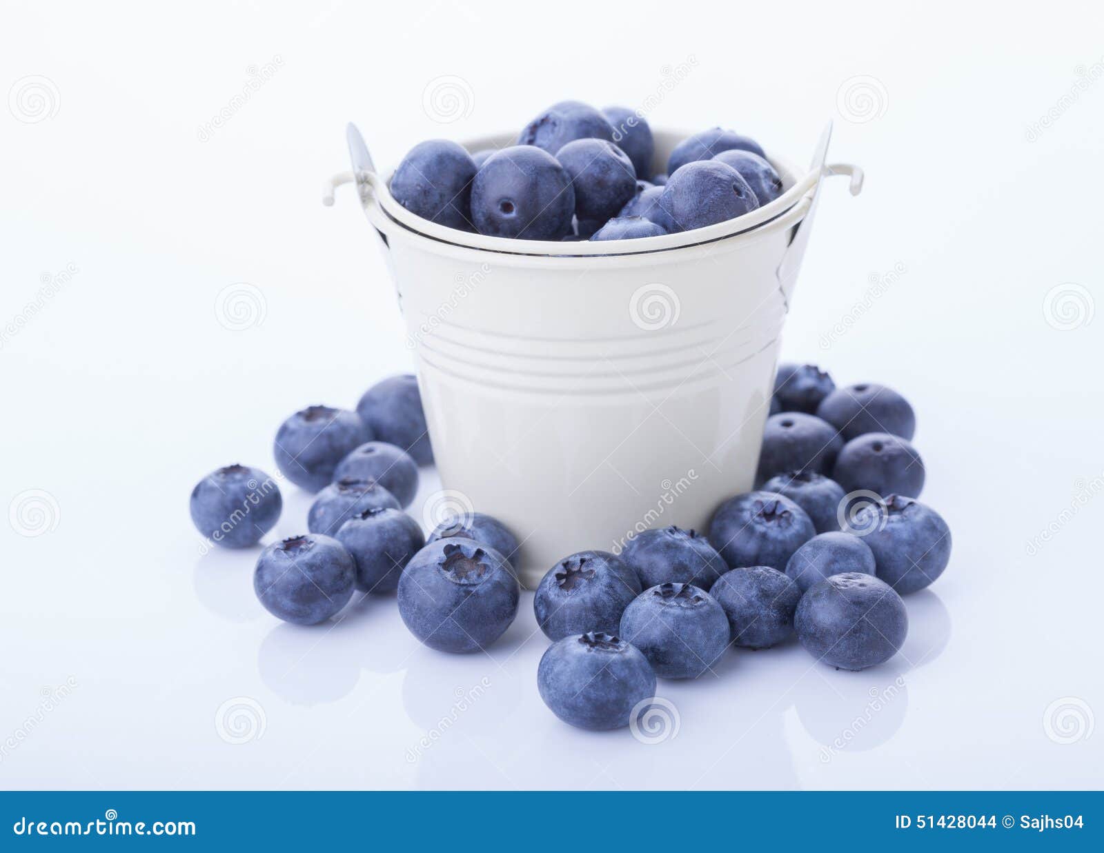 Blueberry in a bucket stock photo. Image of flavor, delicious - 51428044