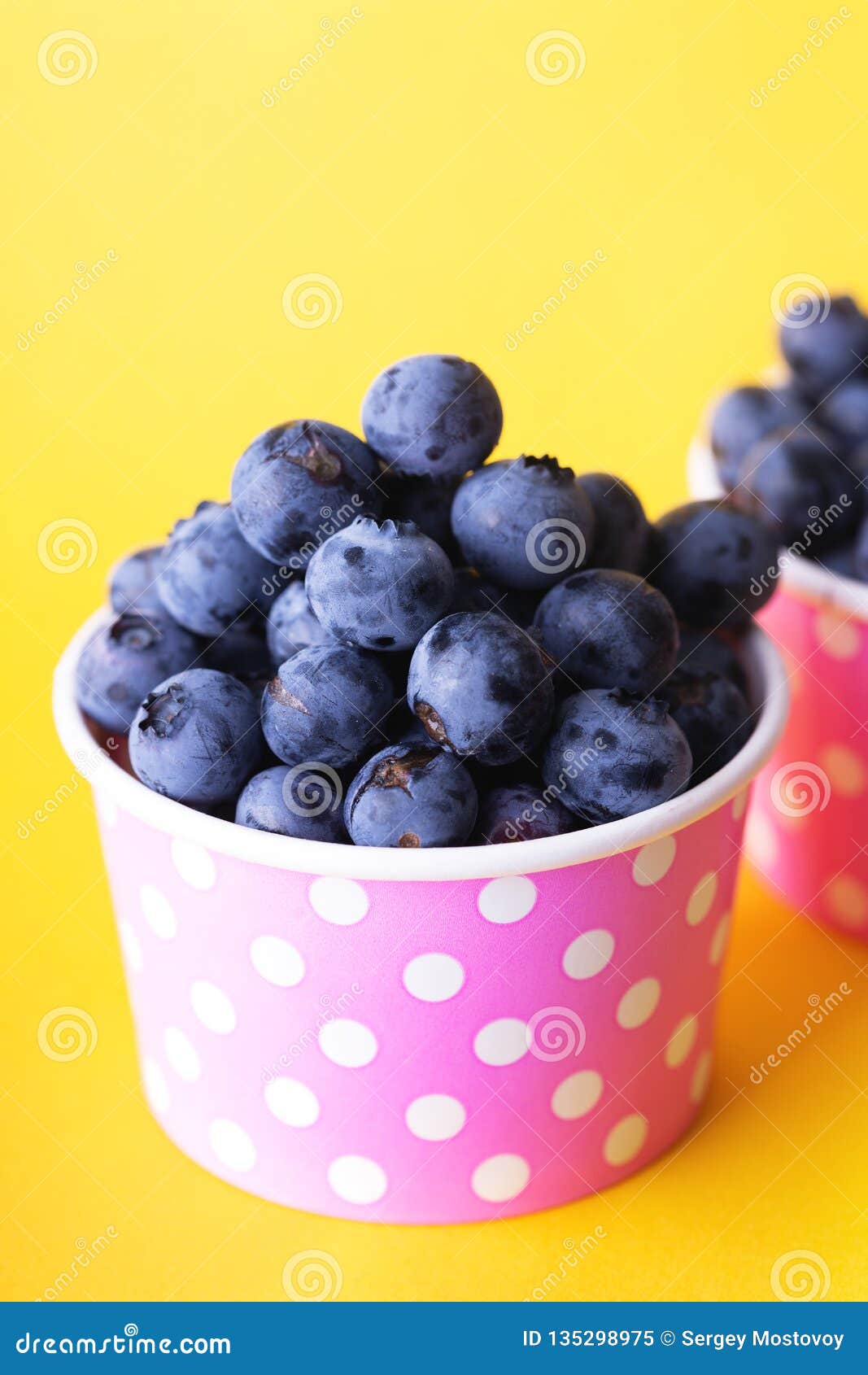 Blueberry In A Cheerful Bright Glass Royalty-Free Stock Photography ...
