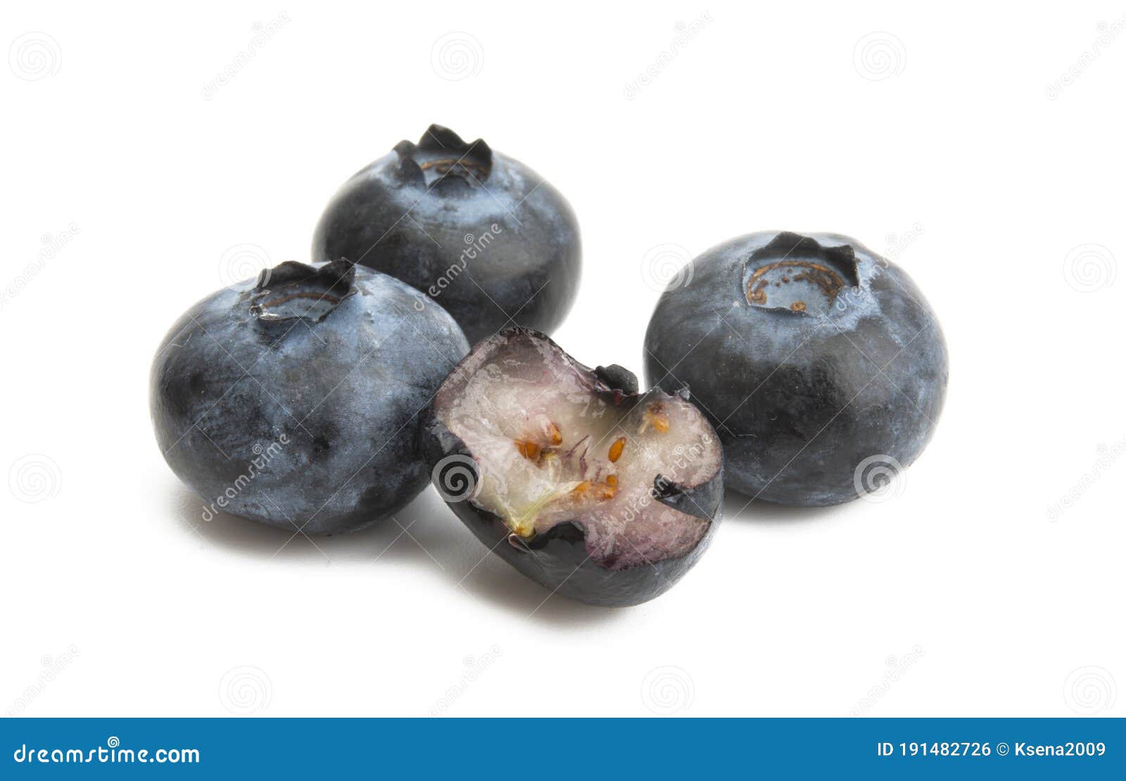 Blueberry isolated stock photo. Image of diet, macro - 191482726