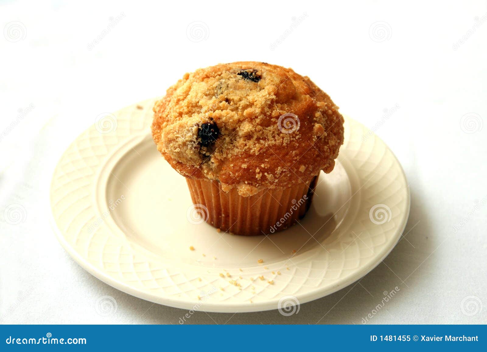 Blueberry muffin stock image. Image of buttter, cook, breakfast - 1481455