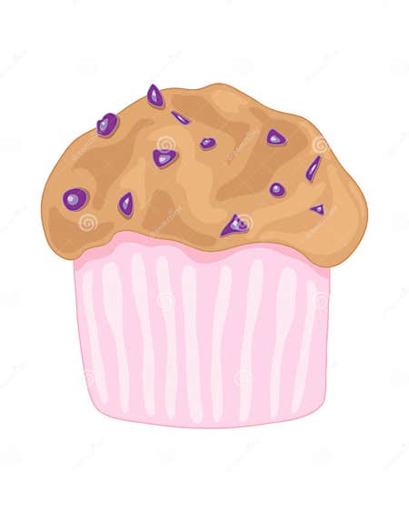 Blueberry Muffin Stock Vector Illustration Of Case Background 53830021