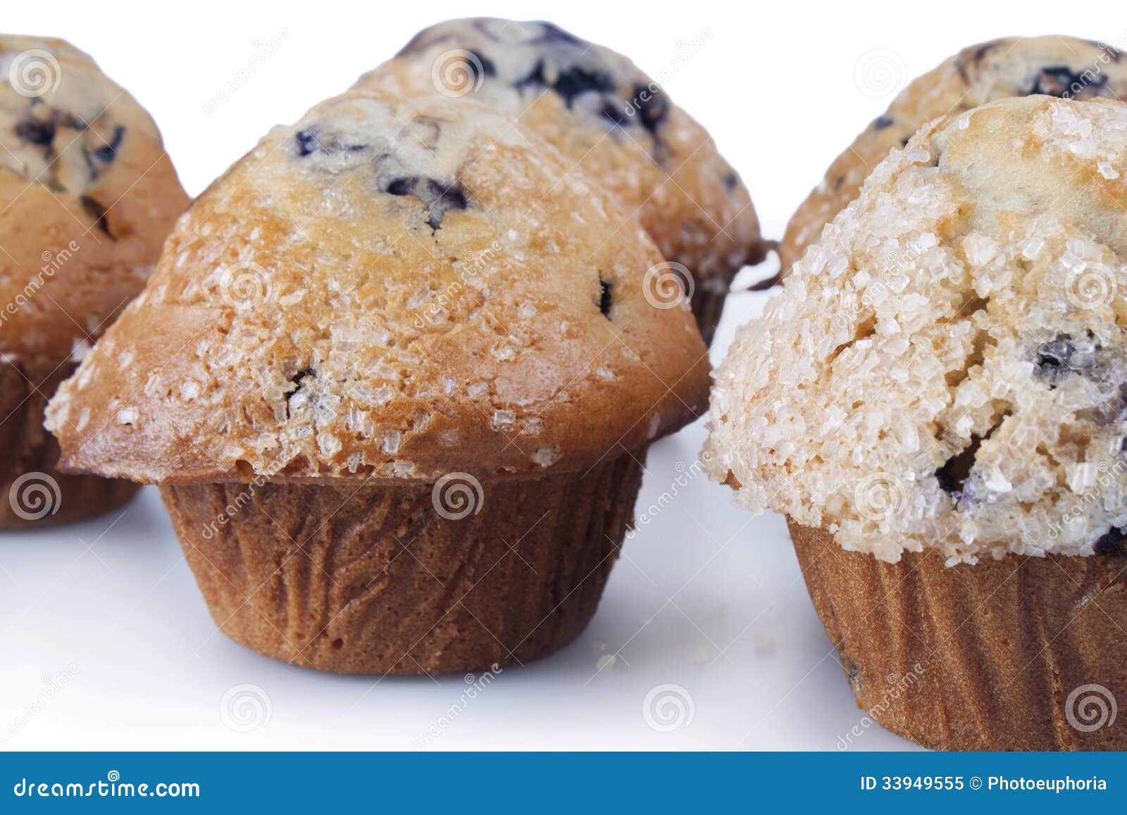 Blueberry Muffins stock image. Image of multiple, berry - 33949555