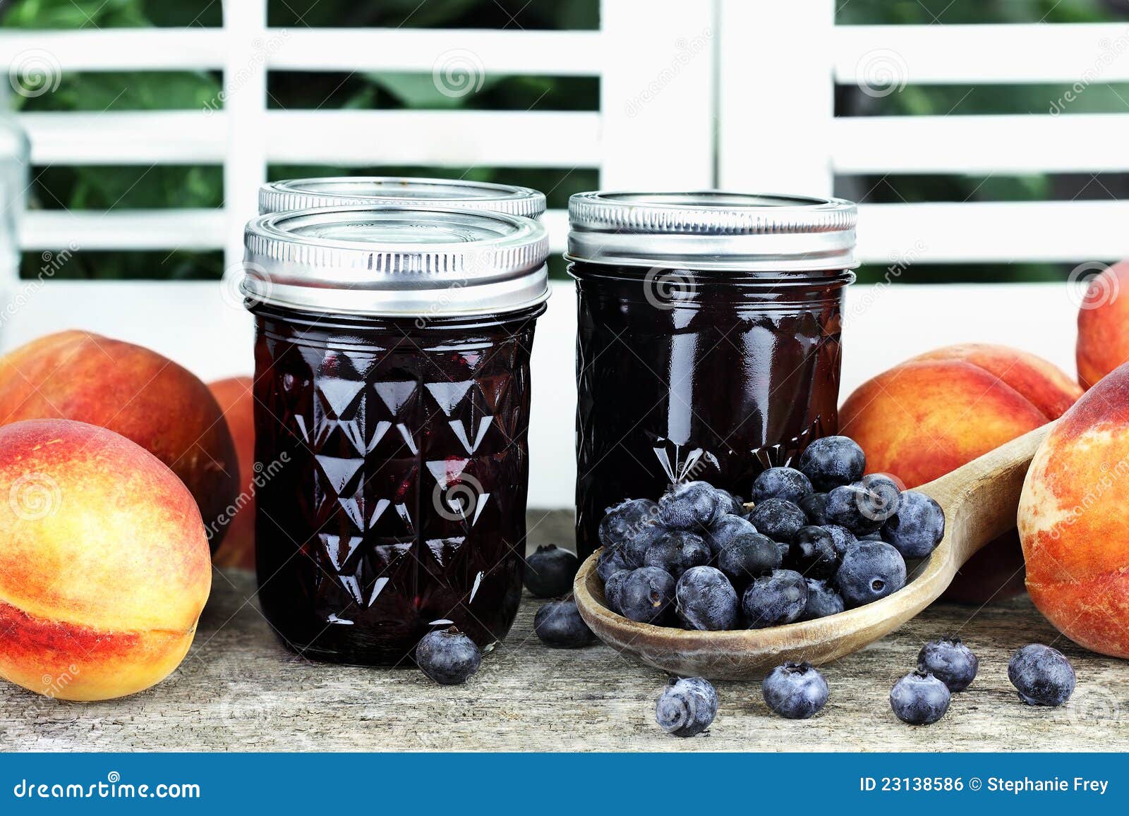 Blueberry Peach Preserves stock photo. Image of peach - 23138586