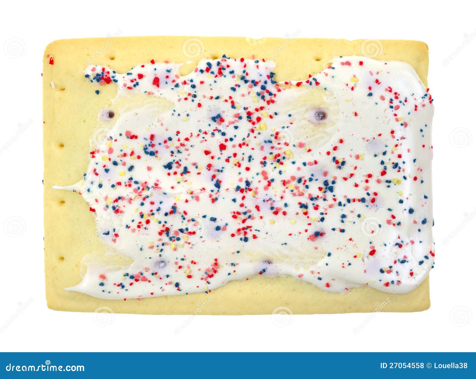 Blueberry Pop Tart stock photo. Image of iced, crust - 27054558