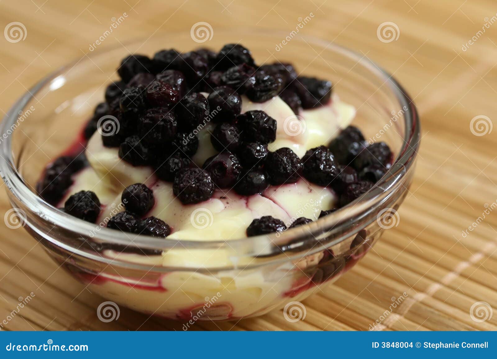 Blueberry Pudding stock photo. Image of flavor, delicious - 3848004