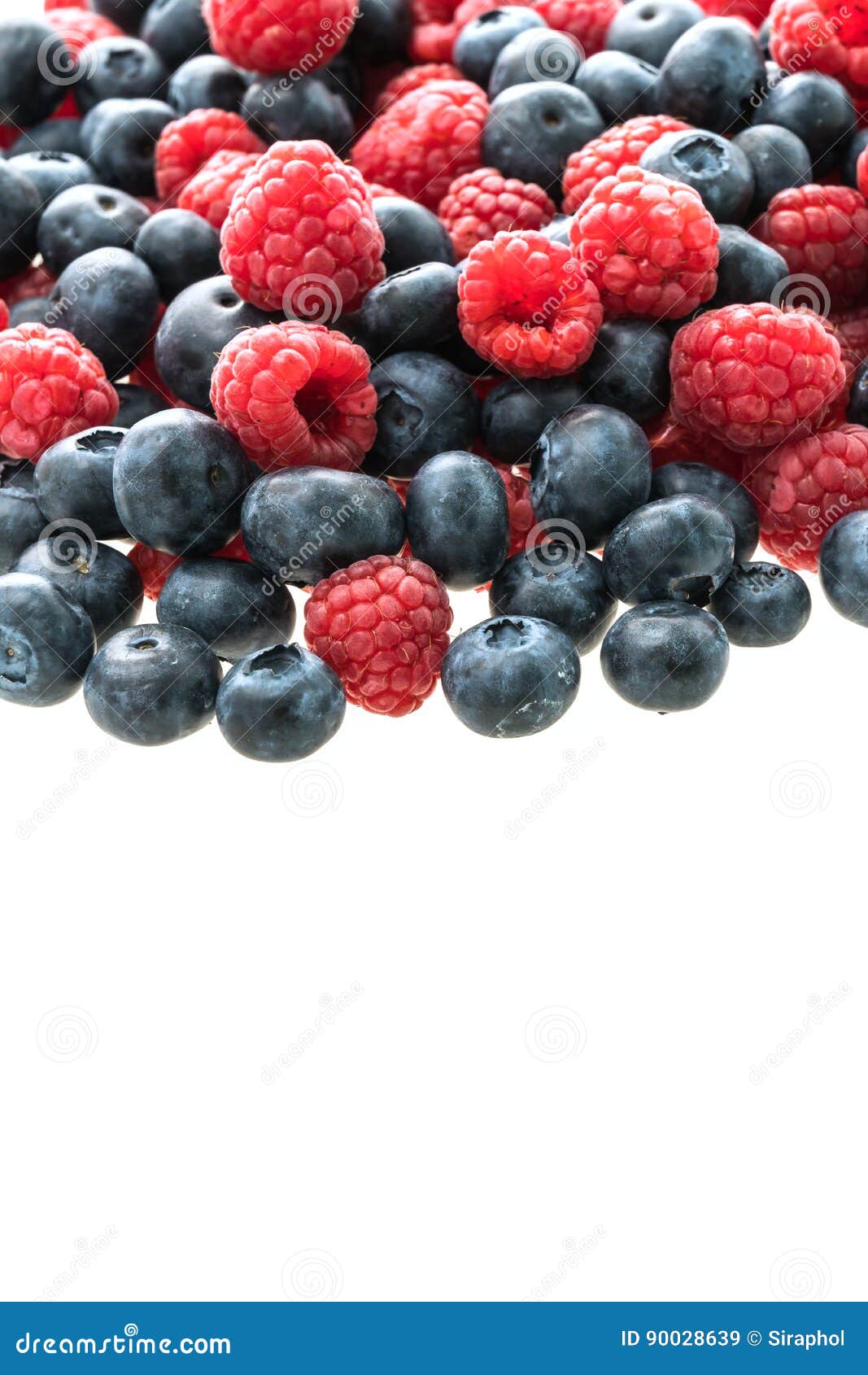 Blueberry and Rasberry Fruit Stock Image - Image of berry, diet: 90028639