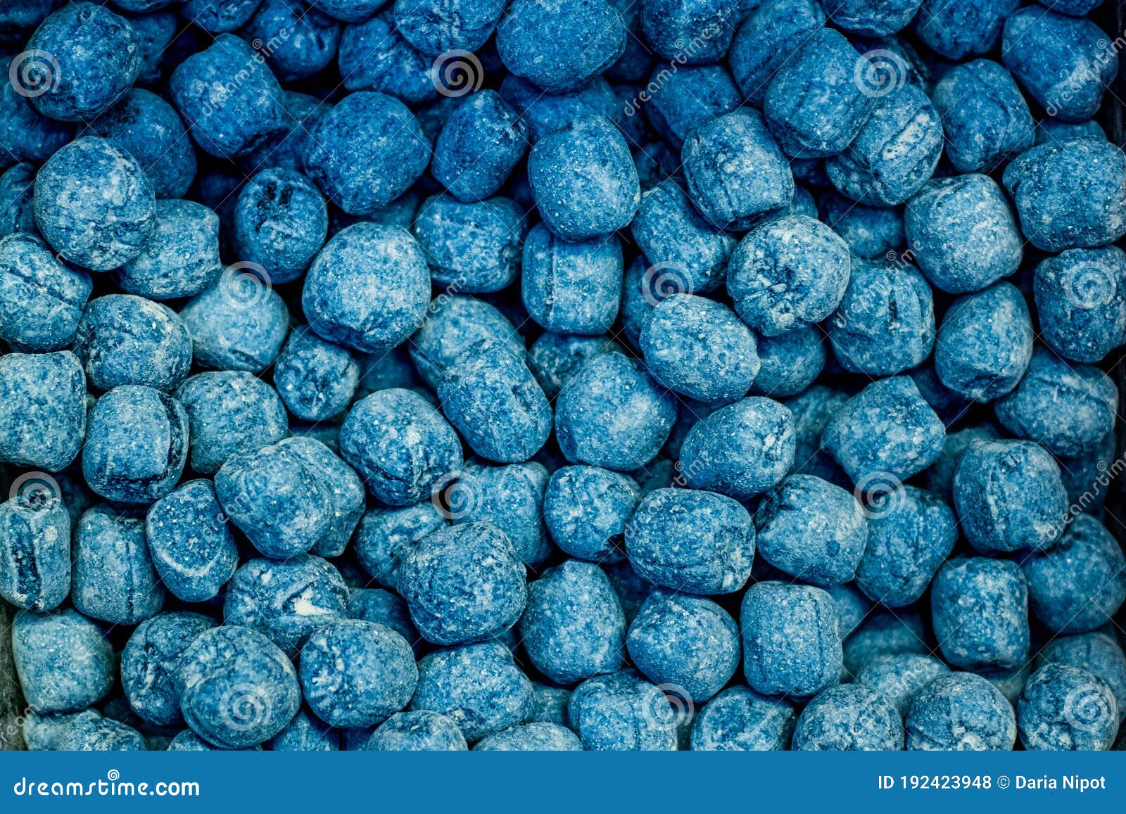 Blueberry Rectangular Candies Background Stock Photo - Image of lollies ...