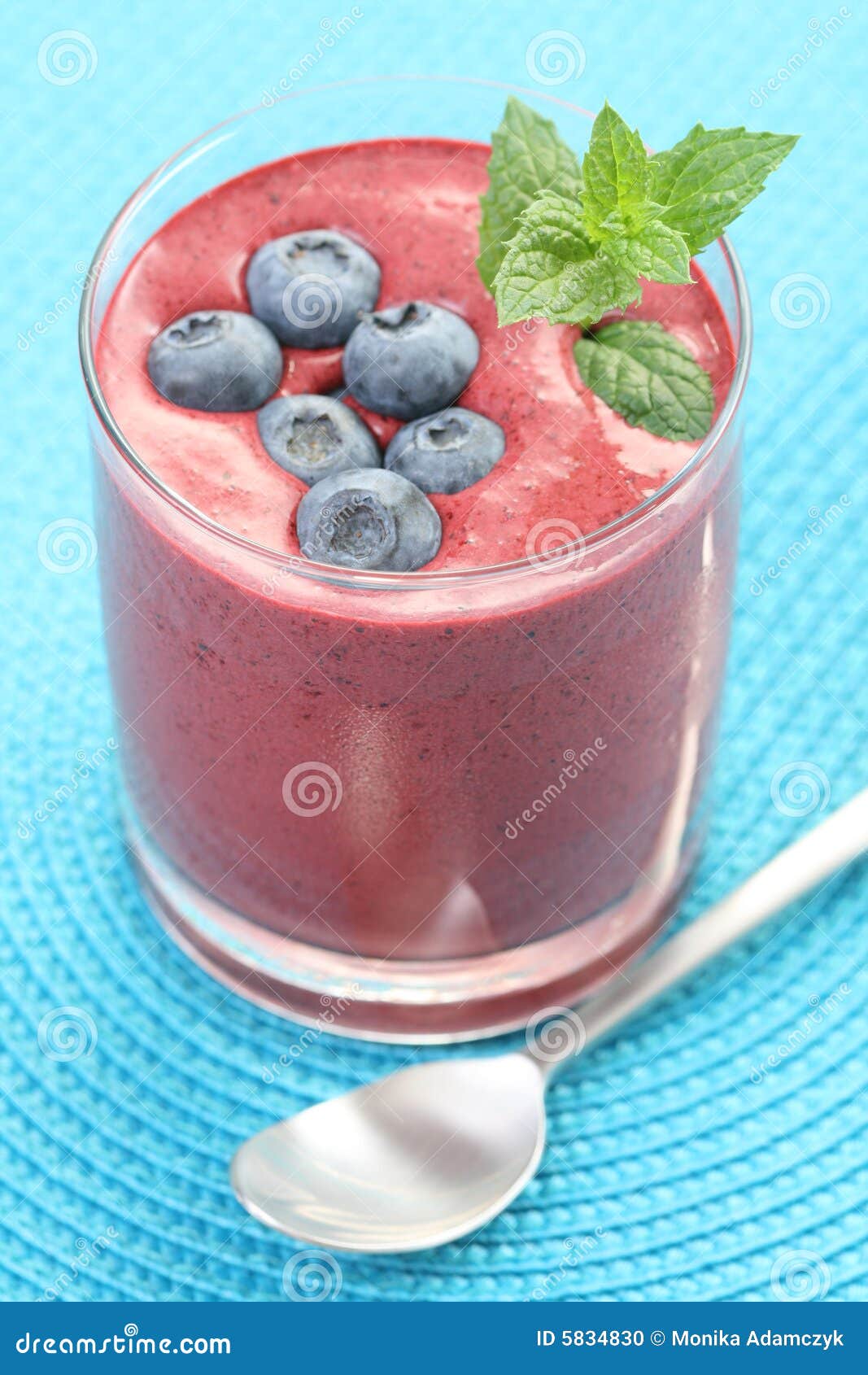 Blueberry shake stock photo. Image of dessert, sweet, food - 5834830