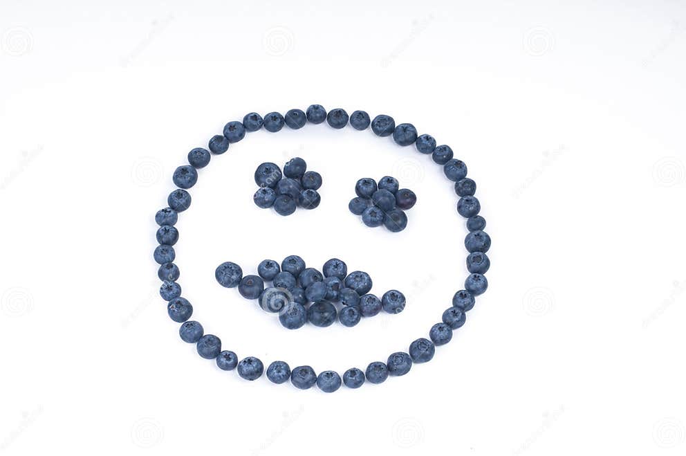 Blueberry Smile stock photo. Image of human, juicy, cheerful - 10318320