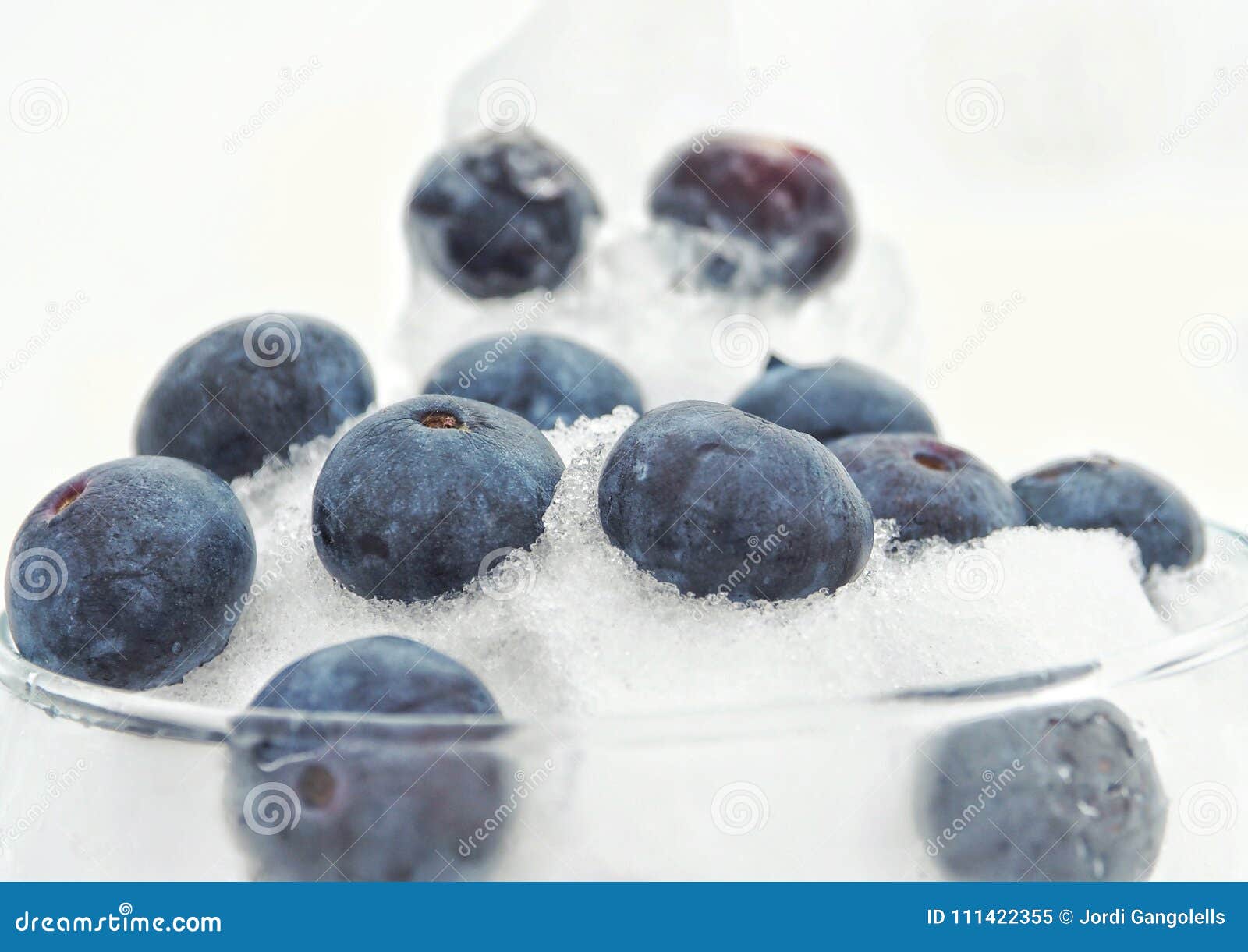 Blueberry in the snow stock image. Image of fresh, vegetarian - 111422355