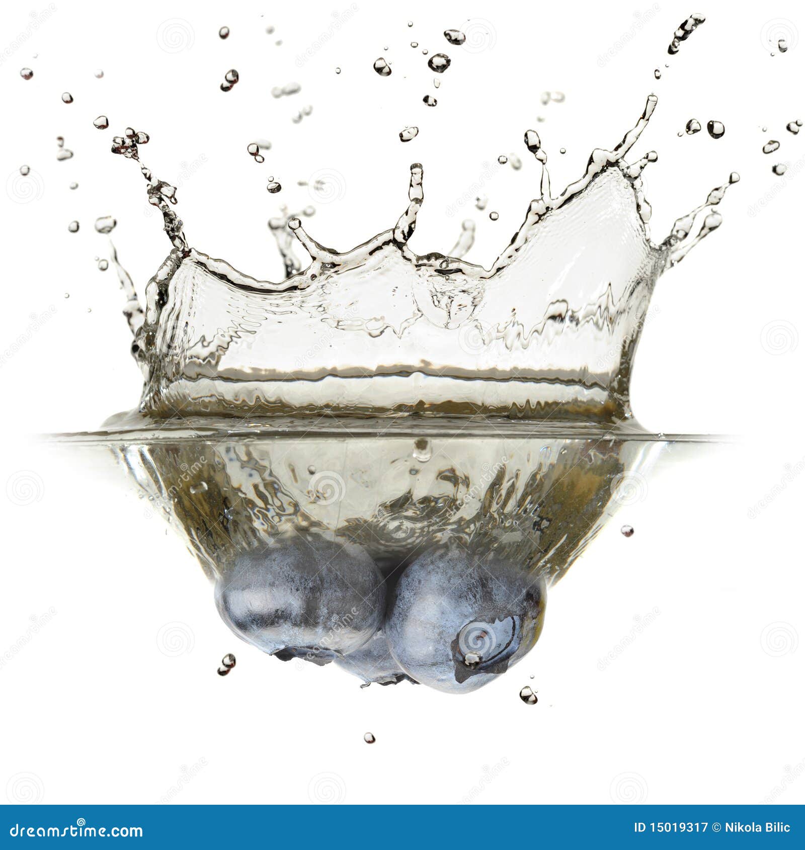 Blueberry splash stock image. Image of sweet, healthiness - 15019317