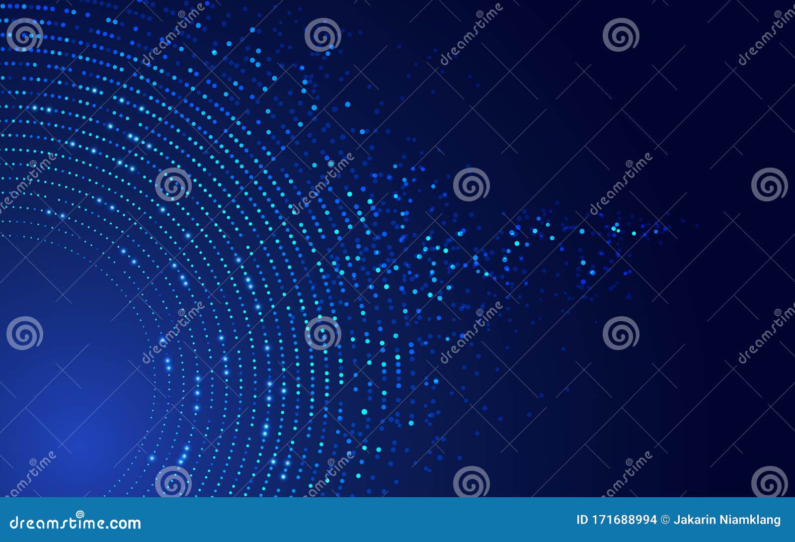 BlueData stock vector. Illustration of innovation, power - 171688994