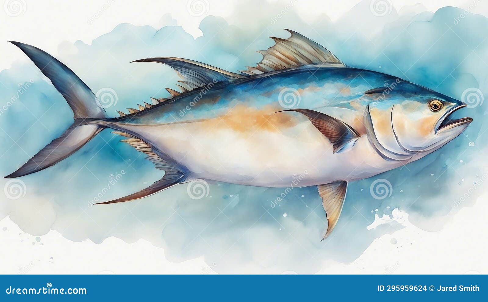 Saltwater Fish Set. Types Marine And Ocean Fish Cartoon Vector ...