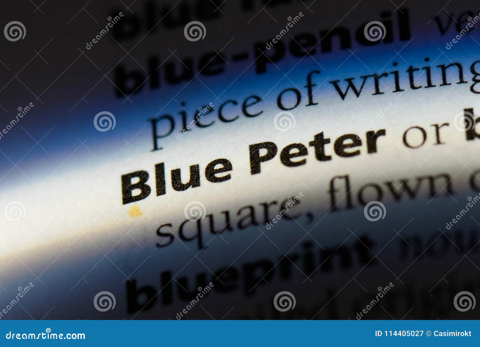 BluePeter stock image. Image of english, text, book - 114405027