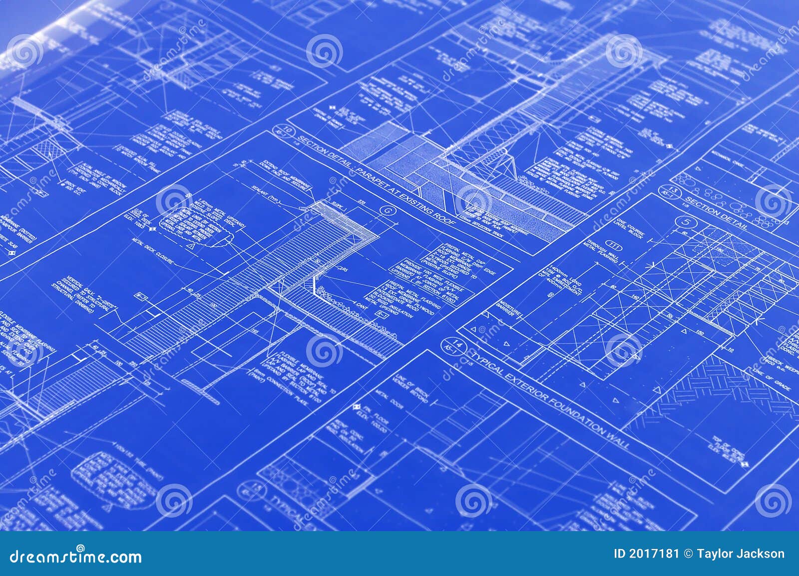 A blueprint stock image. Image of engineer, designer, engineering - 2017181