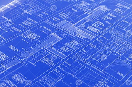 A blueprint stock image. Image of engineer, designer, engineering - 2017181