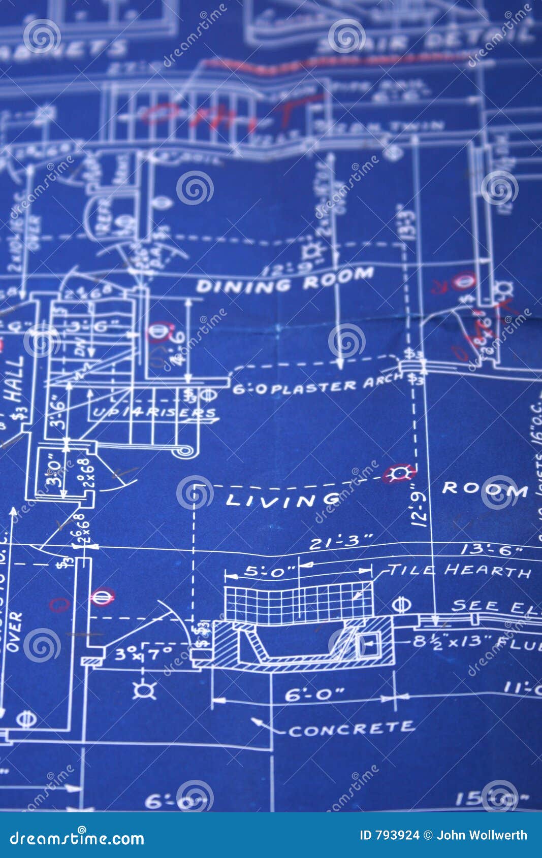 Blueprint stock photo. Image of schematic, home, blueprint - 793924