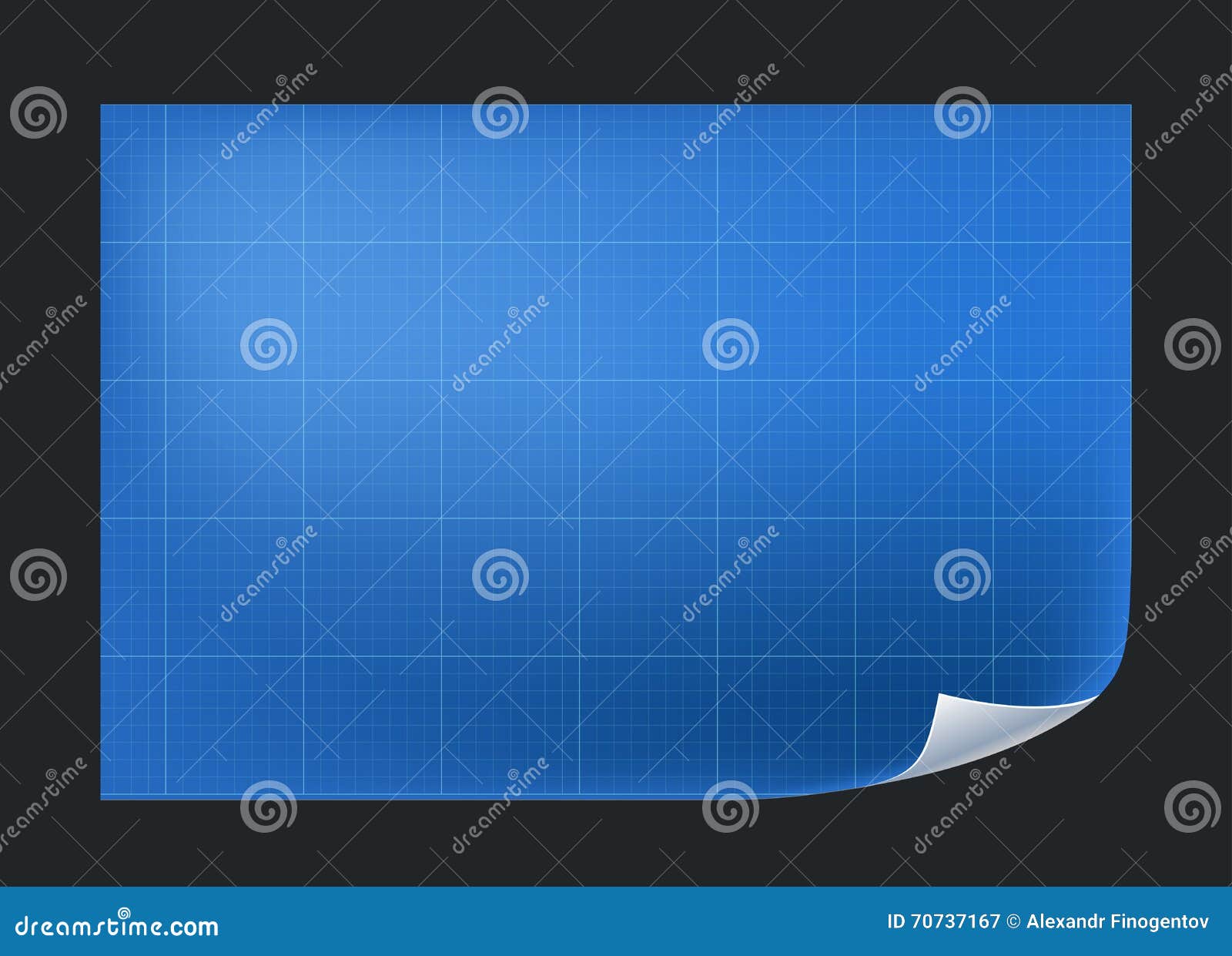 Blueprint Architechture Paper with Line Grid Stock Illustration ...