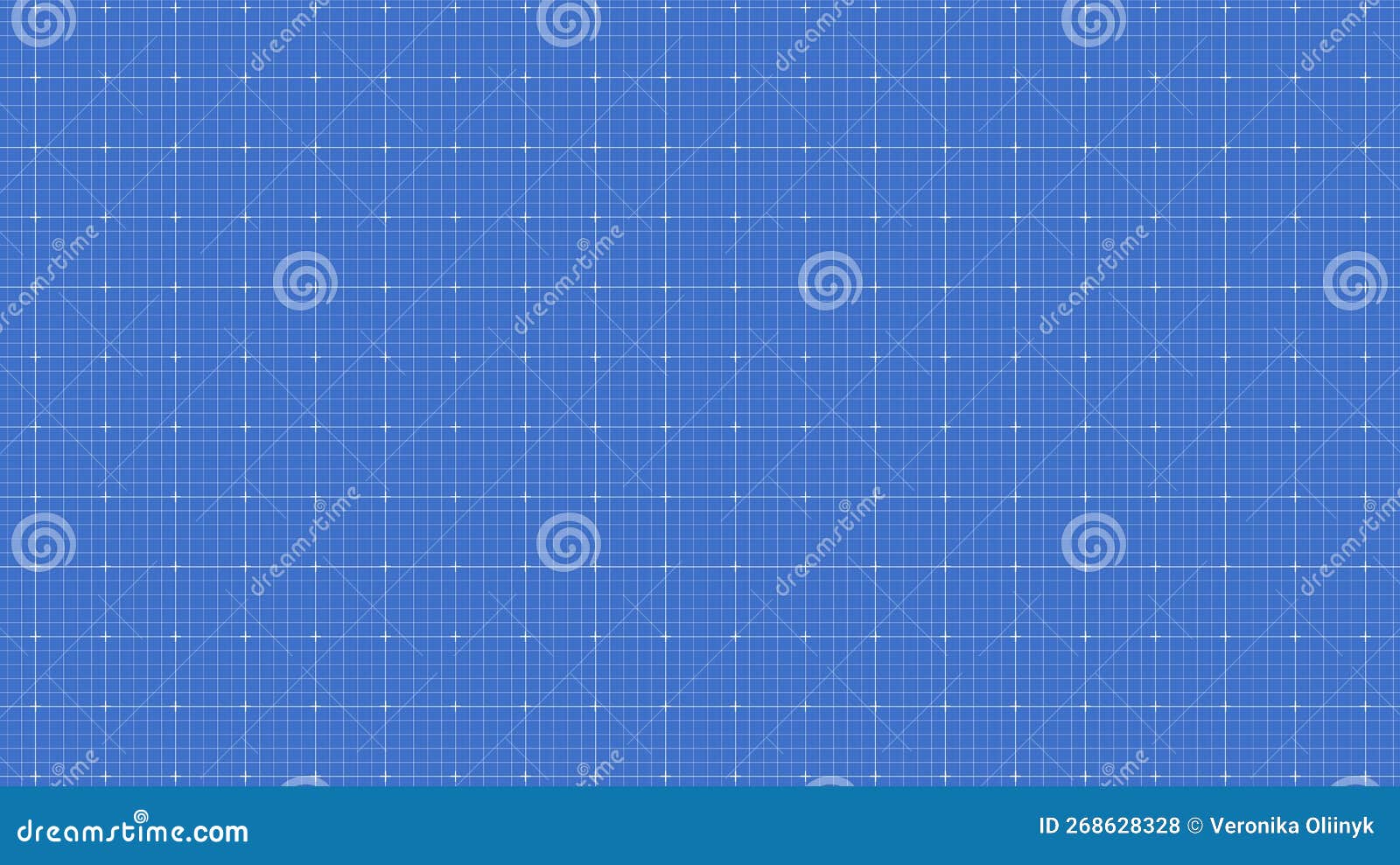 Blueprint Backdrop. Measurement Grid, Engineer Sheet and Blue Paper for ...