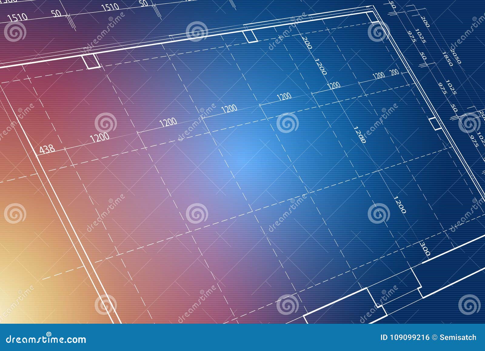Blueprint background stock illustration. Illustration of house - 109099216