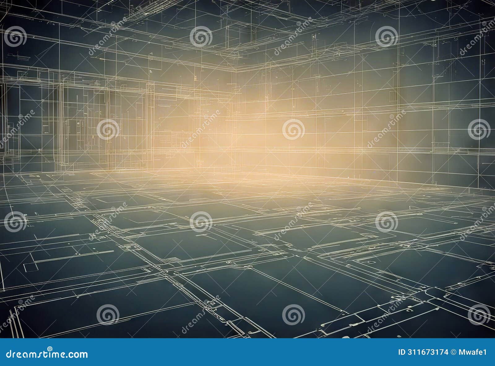 Blueprint Background Stock Illustration Stock Illustration ...