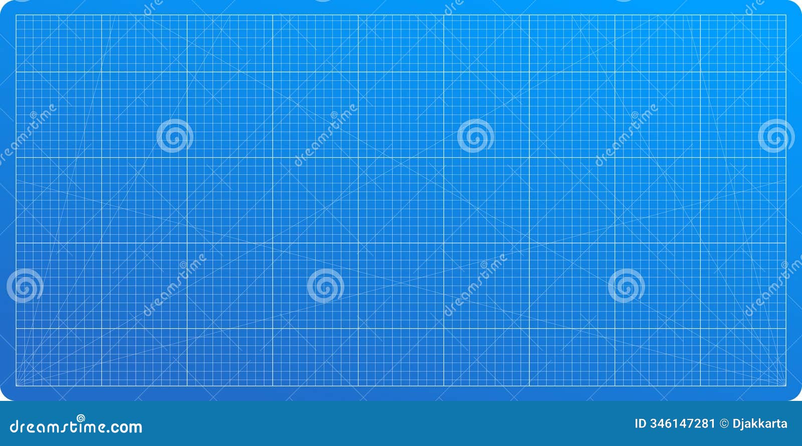 Blueprint Background. Blue Curved Studio. Architecture Industrial ...