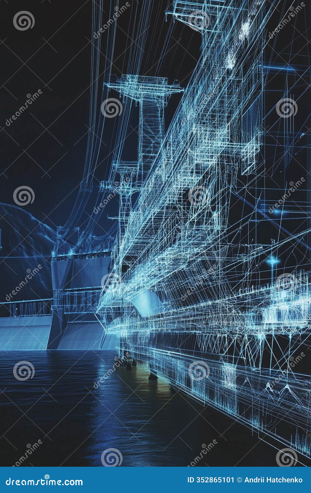 A Blueprint-based Illustration of High-voltage Power Systems Integrated ...
