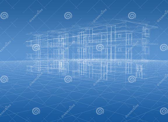 Blueprint building stock illustration. Illustration of plan - 13916276