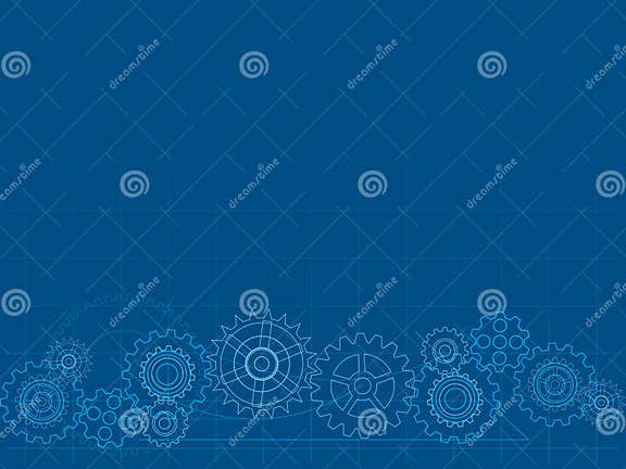 Blueprint cog background stock vector. Illustration of pattern - 8422352