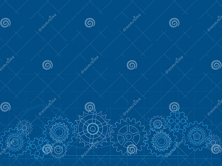 Blueprint cog background stock vector. Illustration of pattern - 8422352