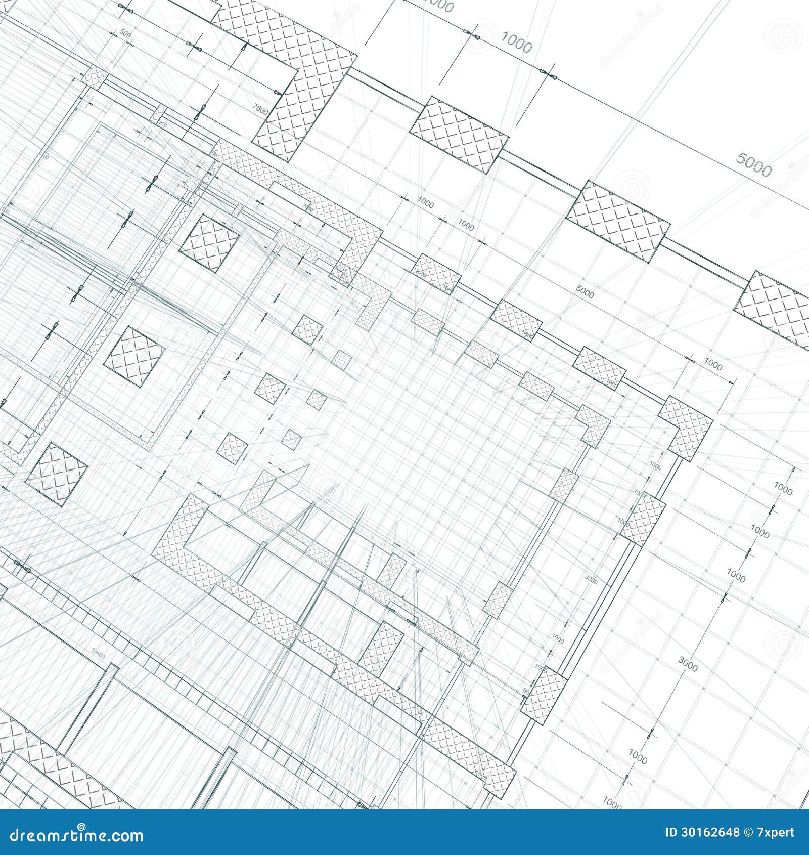 Blueprint concept stock illustration. Illustration of plan - 30162648