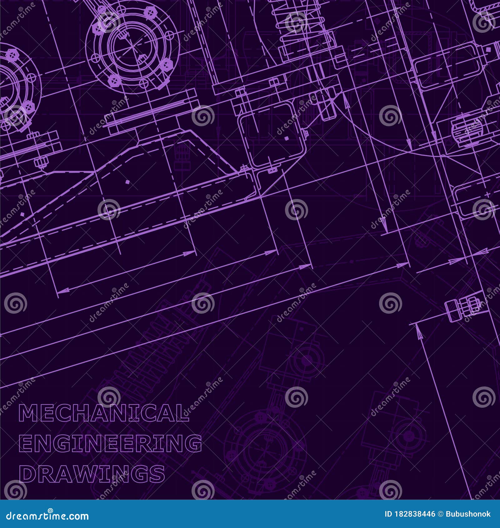 Blueprint. Corporate Identity. Vector Engineering Illustration Stock Vector - Illustration of ...