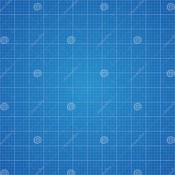 Blueprint Grid Background. Graphing Paper for Engineering in Vector ...