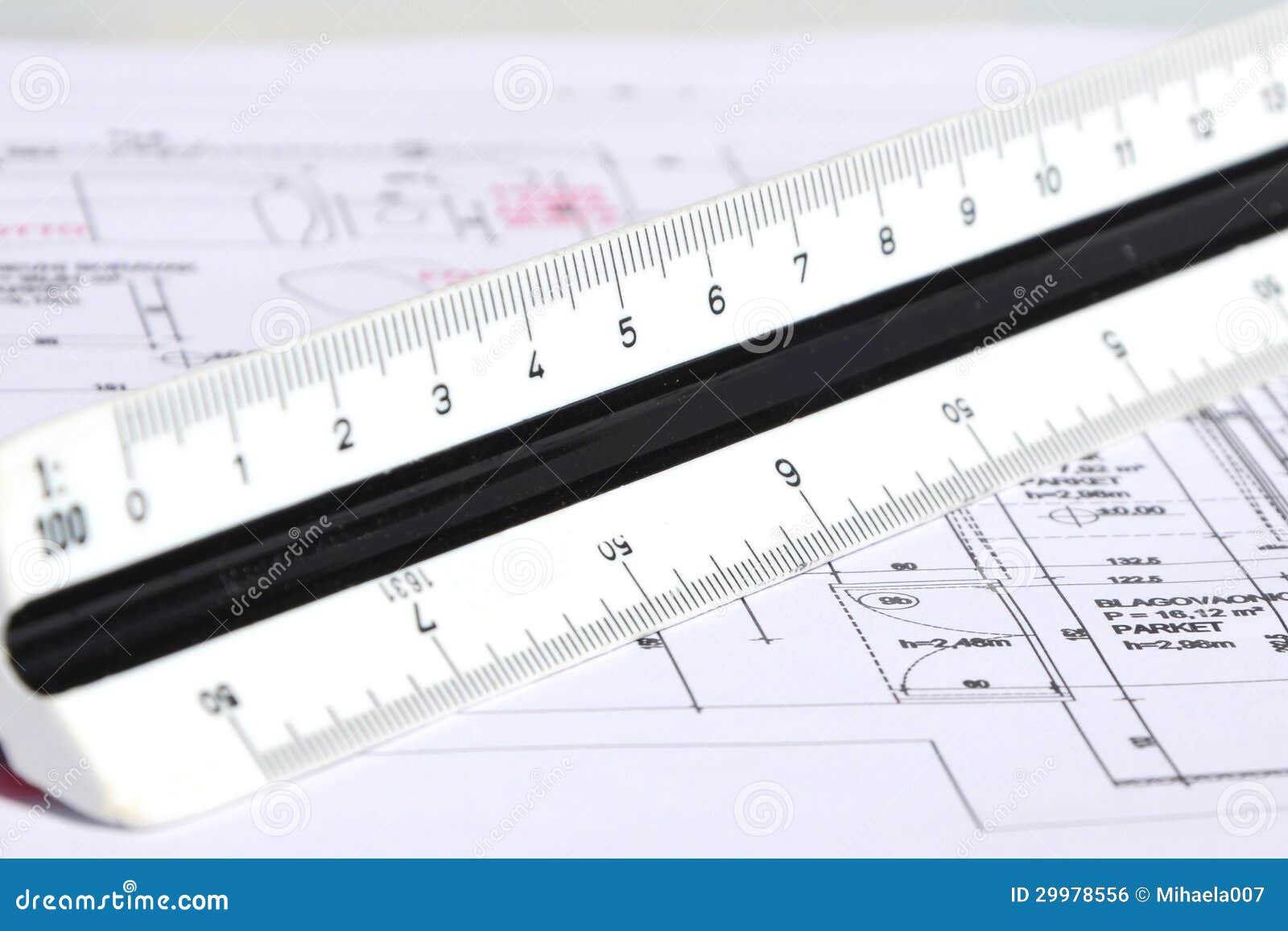 Blueprint stock photo. Image of designer, print, tools - 29978556