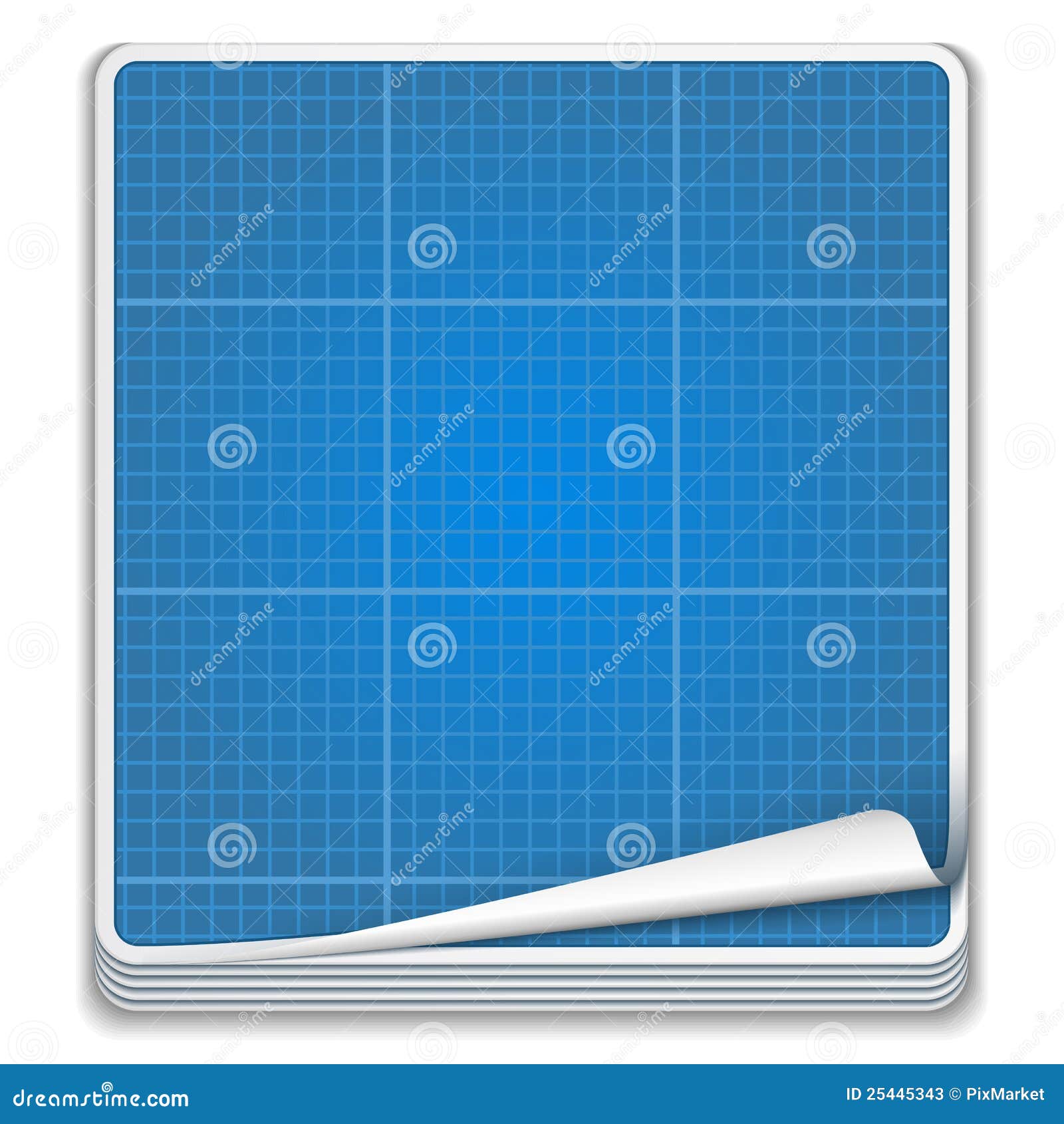 Blueprint Icon stock vector. Illustration of concept - 25445343