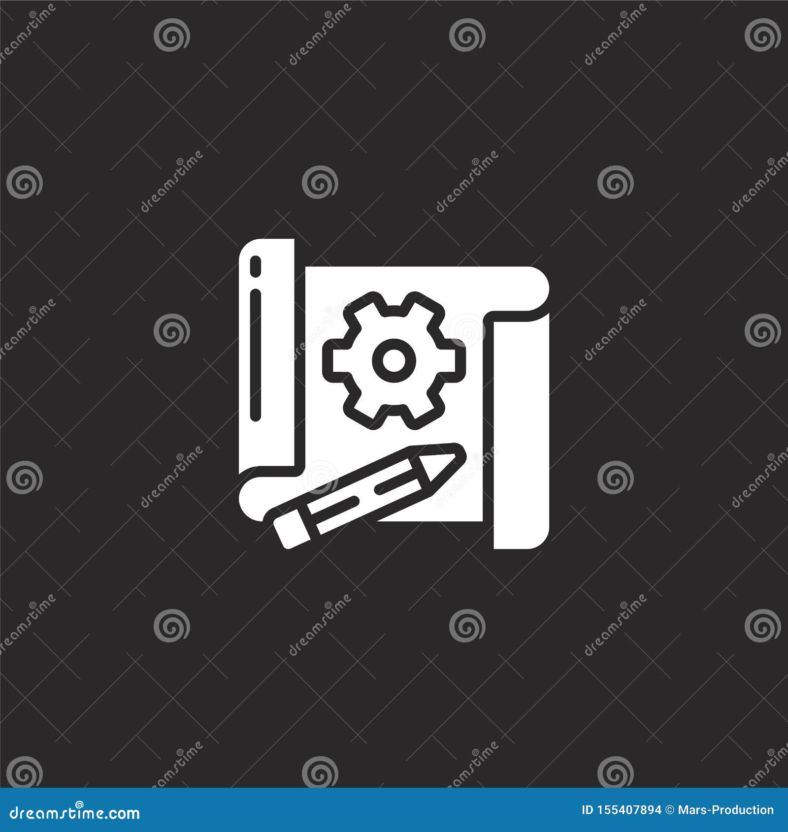 Blueprint Icon. Filled Blueprint Icon for Website Design and Mobile ... Blueprint Icon. Filled Blueprint Icon for Website Design and Mobile ...