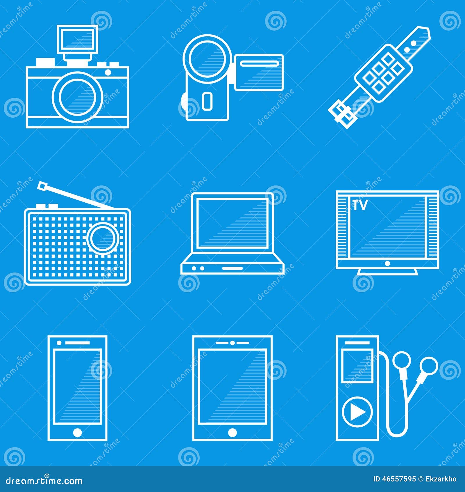 Blueprint icon set. Device stock vector. Illustration of laptop - 46557595 Blueprint icon set. Device stock vector. Illustration of laptop - 46557595