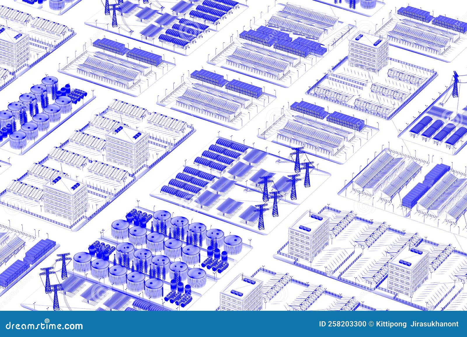 Infrastructure Development Line Icons Collection. Roads, Bridges ...