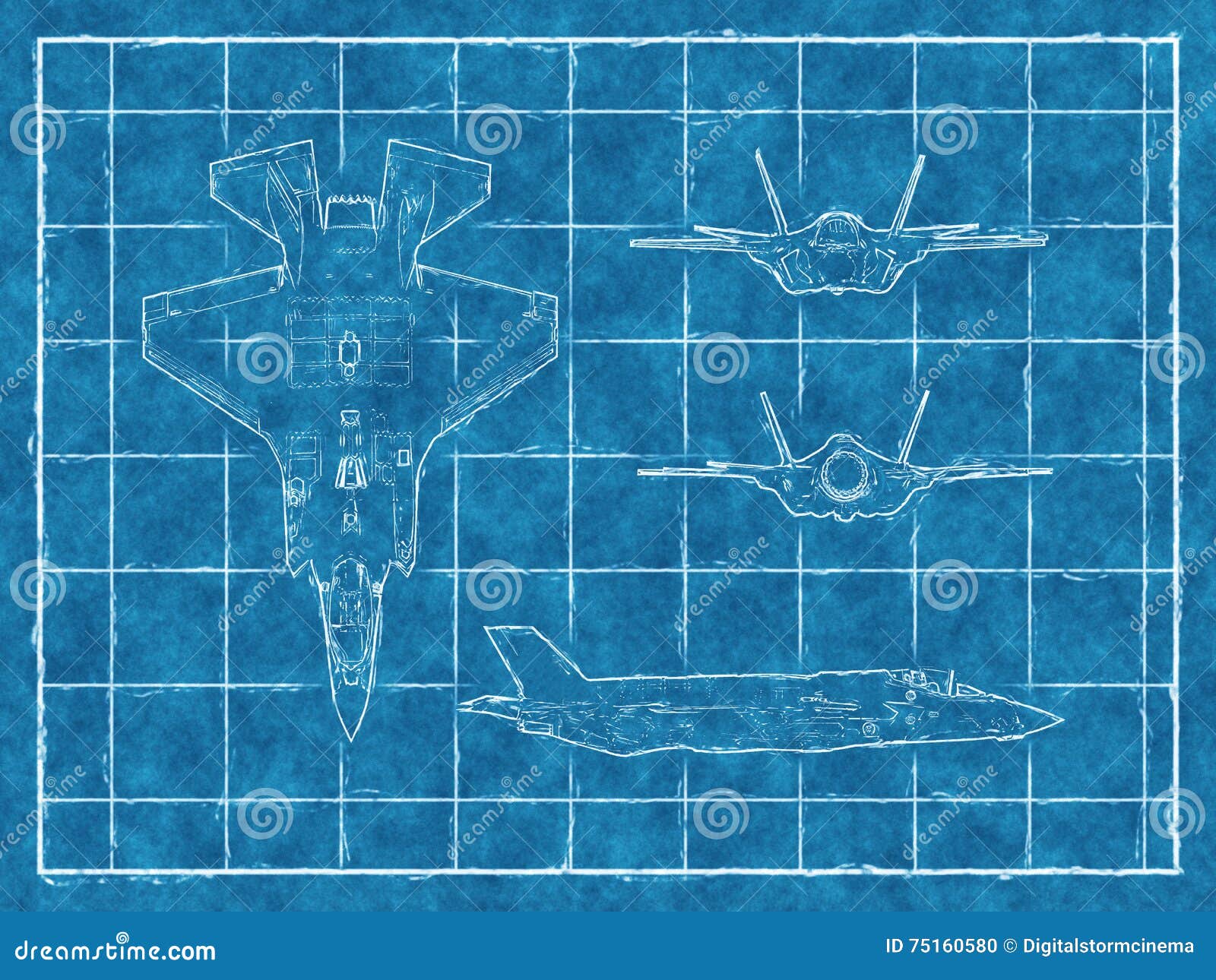 Four Views Of Modern Interior Loft Design Stock Image | CartoonDealer ...