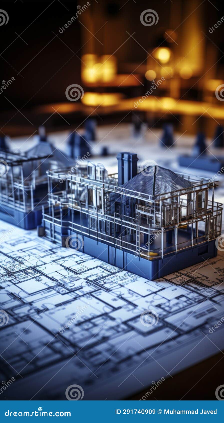 Blueprint Organization Rolled Architectural Plans Neatly Placed on ...