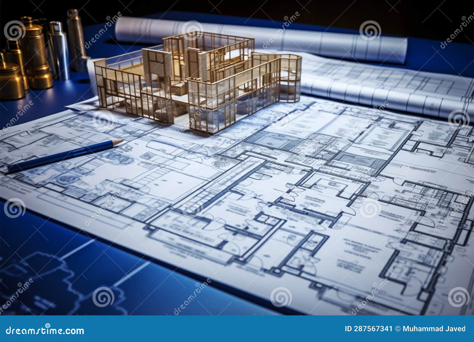 Blueprint Organization Rolled Architectural Plans Neatly Placed on ... Blueprint Organization Rolled Architectural Plans Neatly Placed on ...