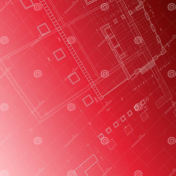 Blueprint red stock illustration. Illustration of measurement - 13199838