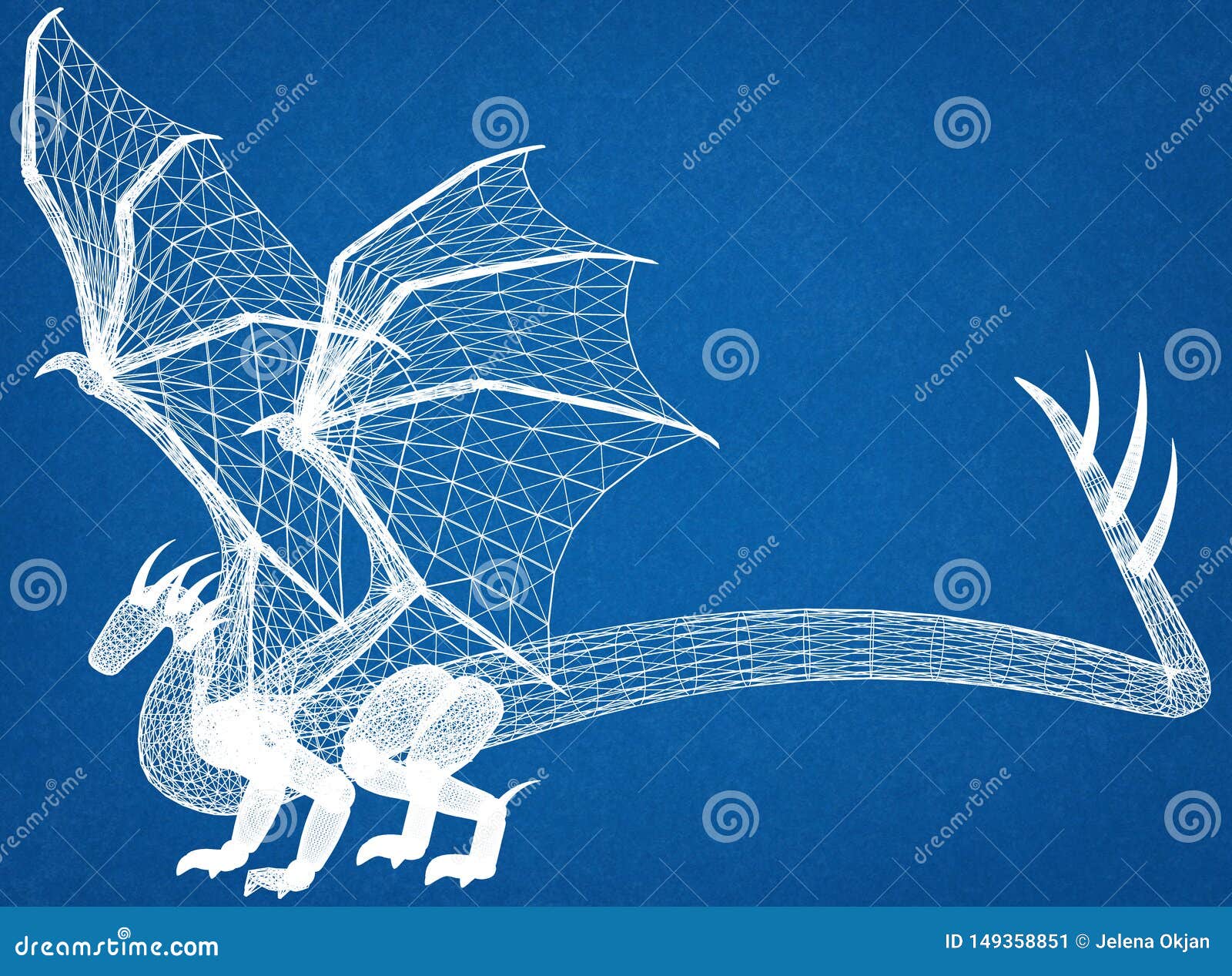 Blueprint stock illustration. Illustration of concept - 149358851