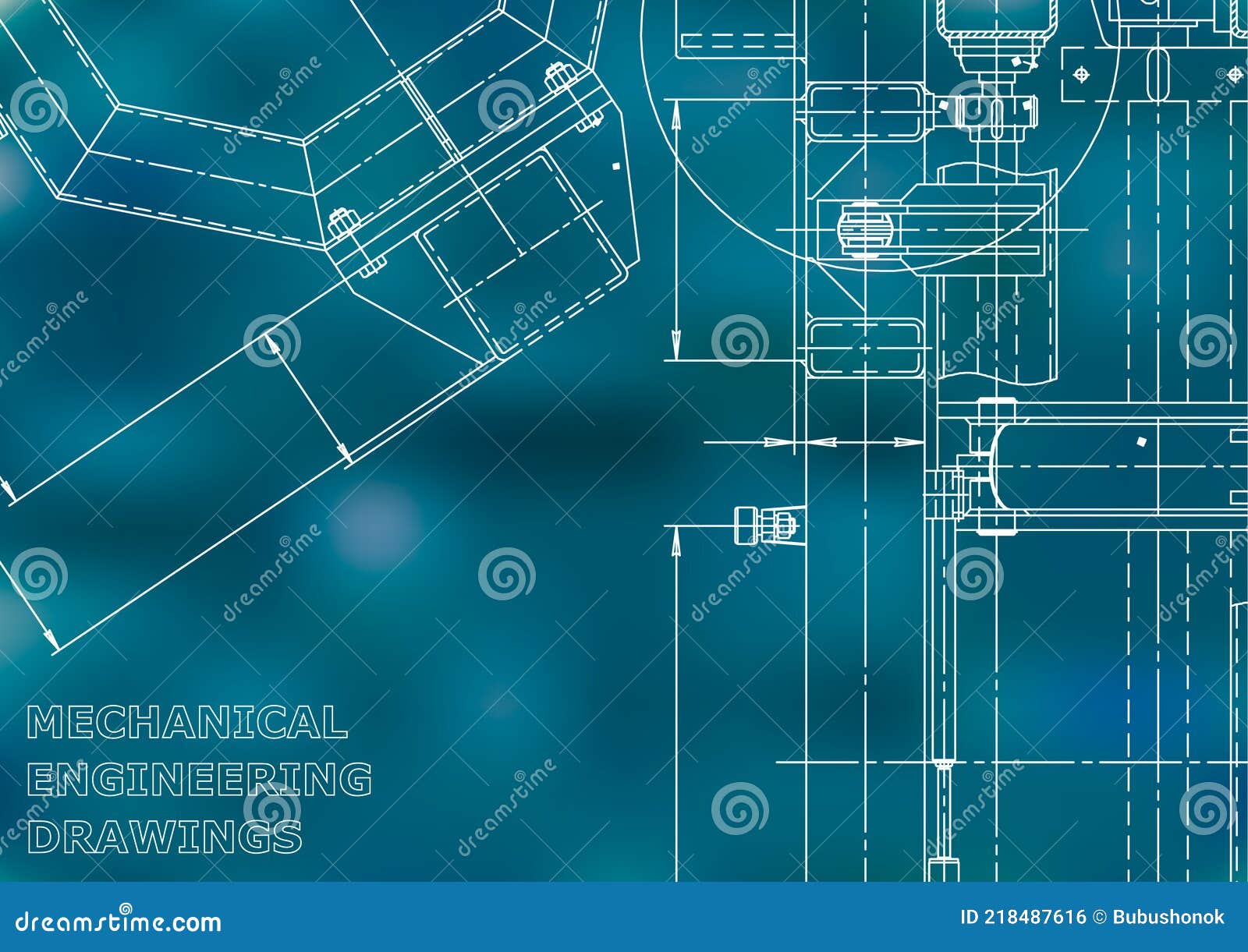 Blueprint, Sketch. Vector Engineering Illustration Stock Vector ...