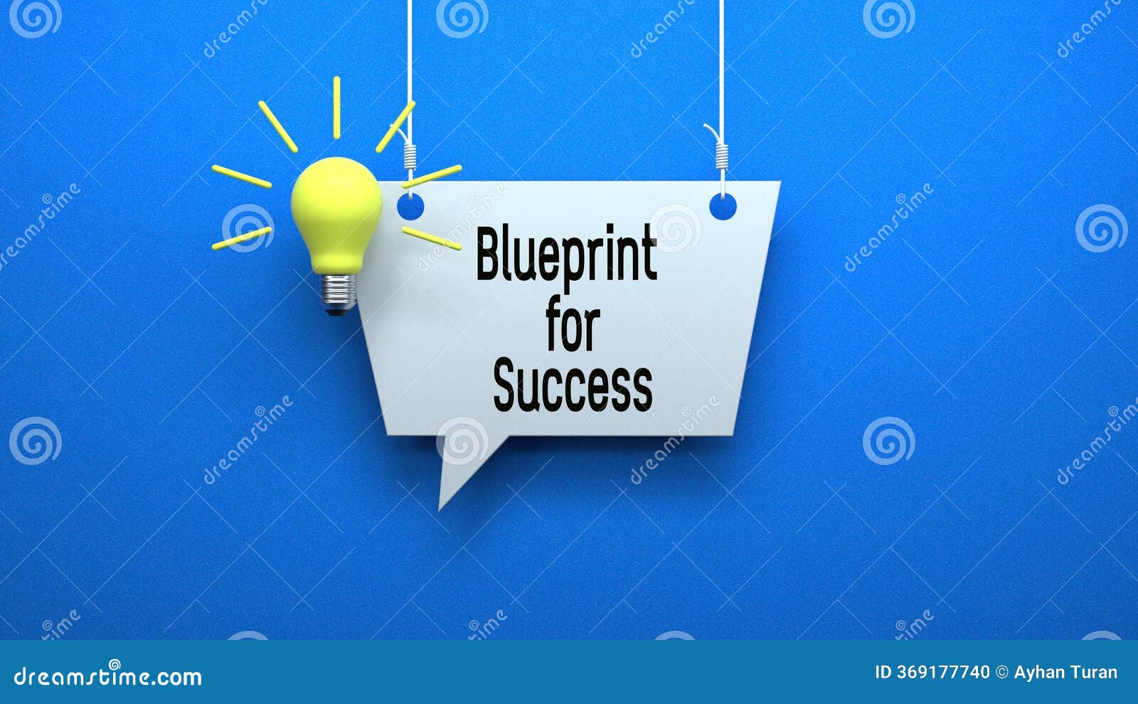 Blueprint For Success Cartoon Vector | CartoonDealer.com #17545781
