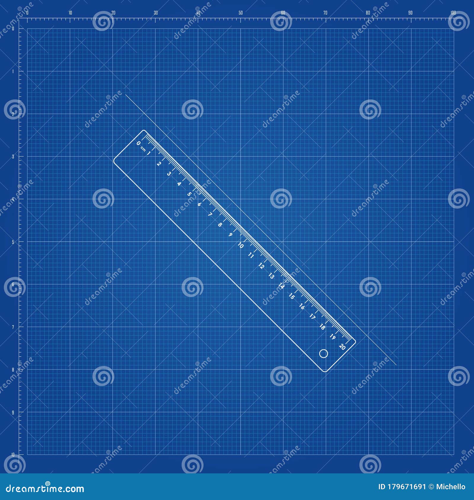 Transparent Ruler - Realistic Ruler Scale - Vector Illustration ...