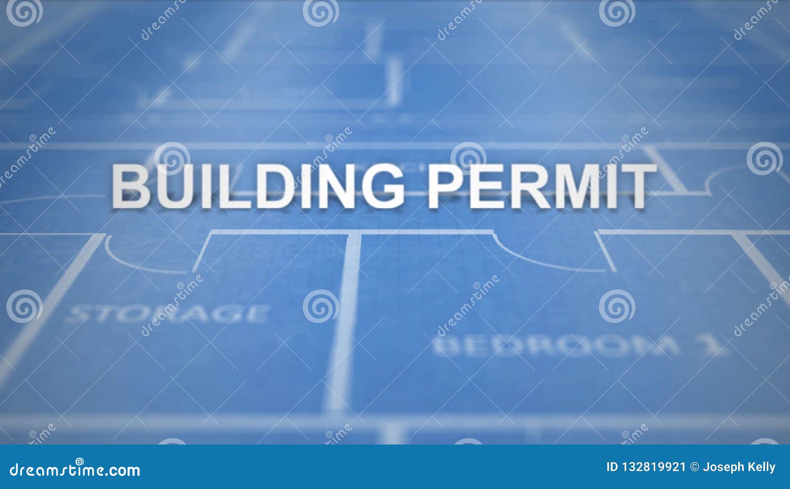 Blueprint Text on Architectural Drawing Series - Building Permit Stock ...