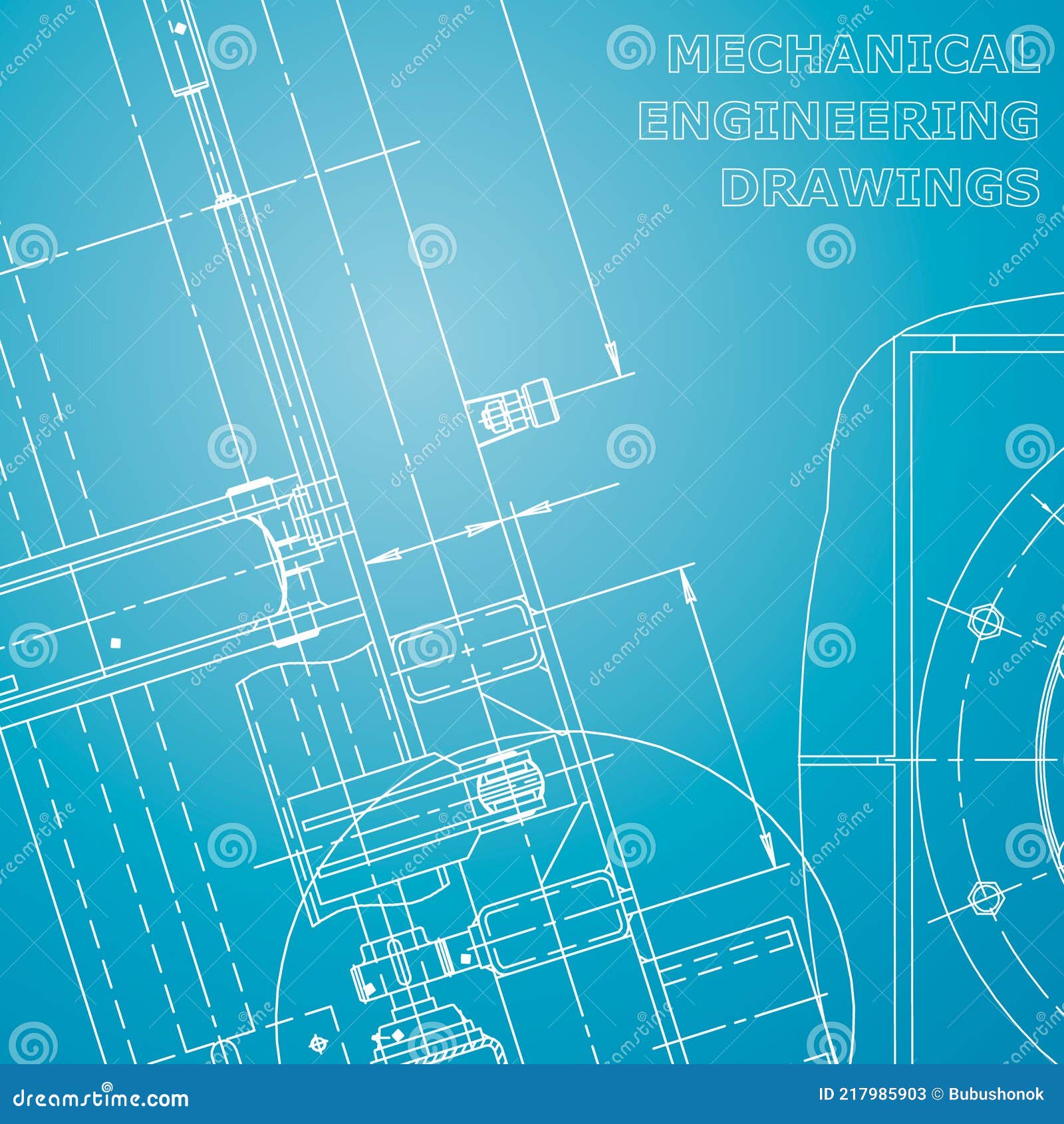 Technical Illustrations, Background Stock Vector - Illustration of ...